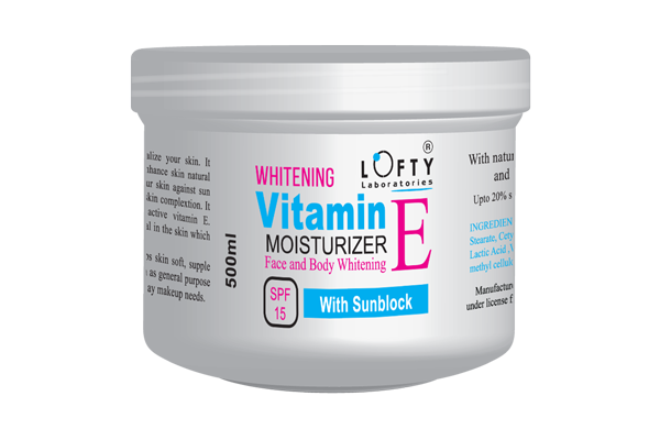 Vitamin E Cream 500ml – Loftylab